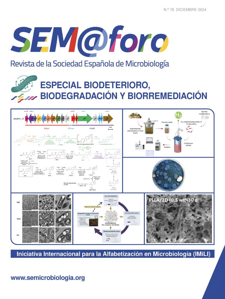 SEM@foro Nº78: Biodeterioration, Biodegradation and Bioremediation - Spanish Society of Microbiology